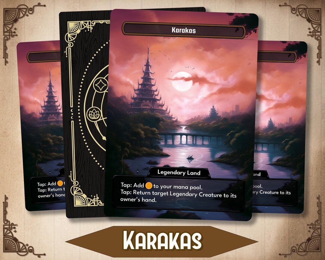 Karakas Custom Card With Alternate Full Art - Etsy