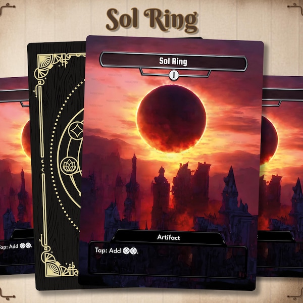 Sol Ring Full Art Mtg - Etsy