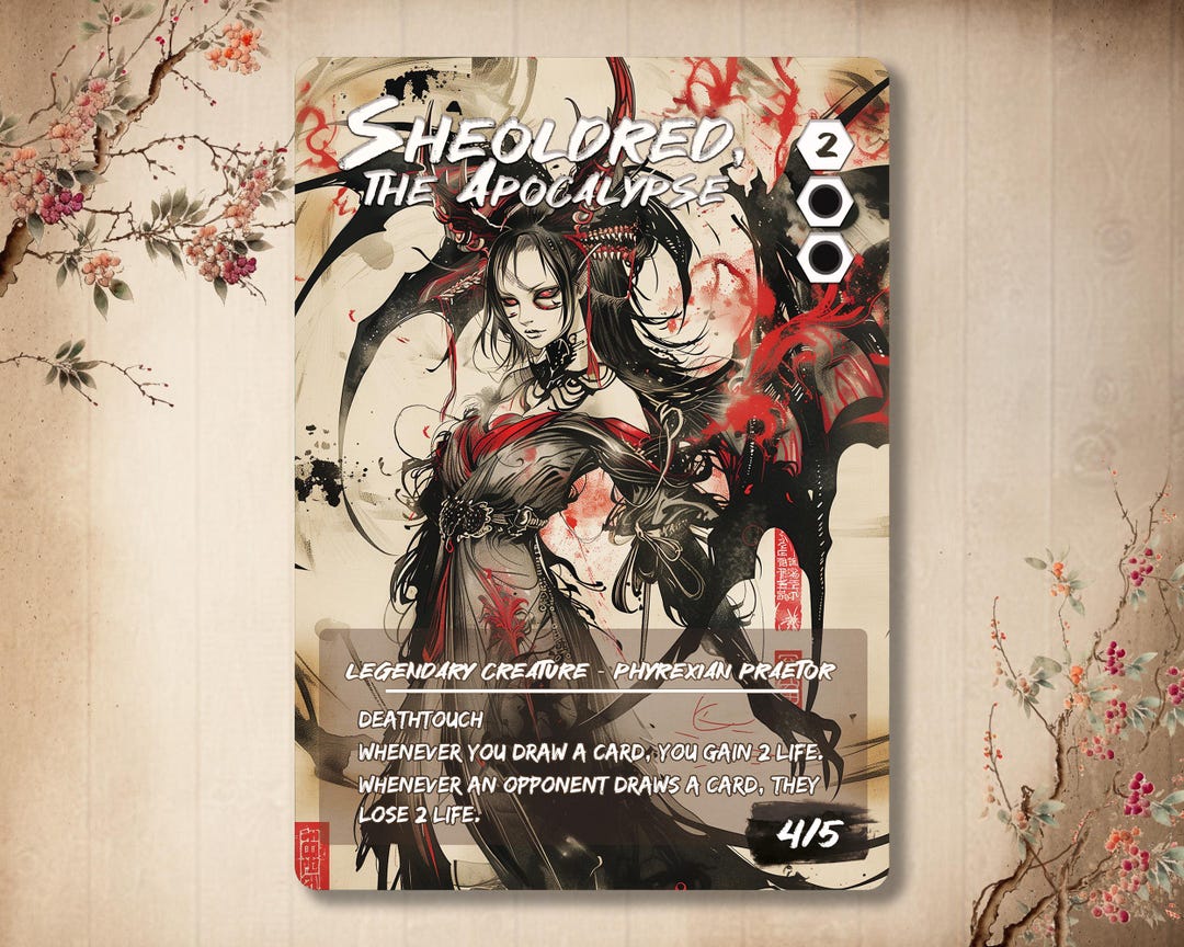 Sheoldred the Apocalypse - Custom Card *japanese* Art , Full Art ...
