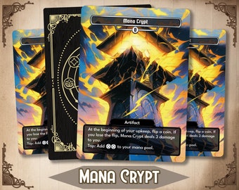 Mana Crypt Full Art Custom Card - Etsy