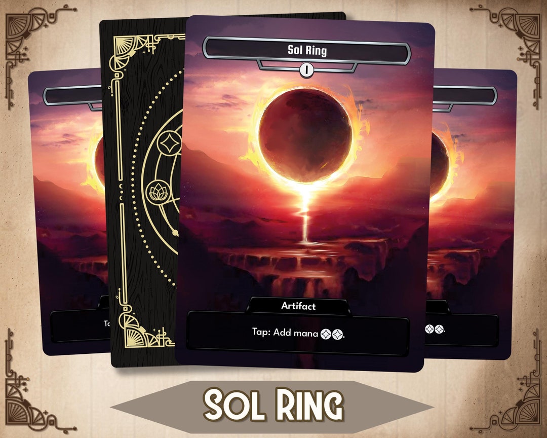 Sol Ring Mtg Proxy Custom Card Full Altered Art , Alternative Custom Art / EDH EDH - Etsy