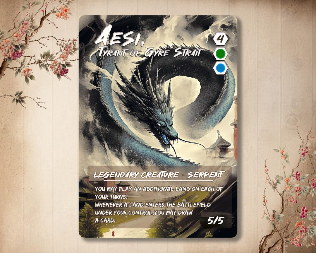 Aesi, Tyrant of Gyre Strait - Custom Card *japanese* Full Art With ...