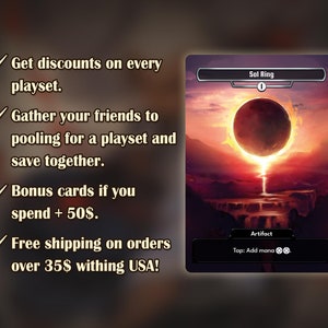 Sol Ring Mtg Proxy Custom Card Full Altered Art , Alternative Custom Art / EDH EDH - Etsy