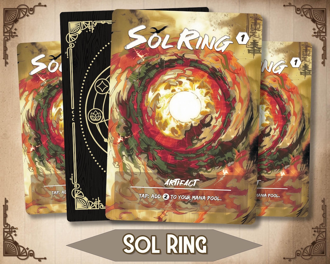 Sol Ring Custom Card japanese Art , Full Art EDH Alter Art - Etsy