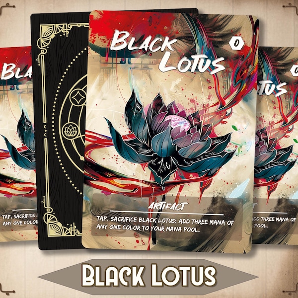Black Lotus - Etsy