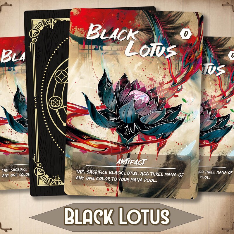 Black Lotus - Etsy