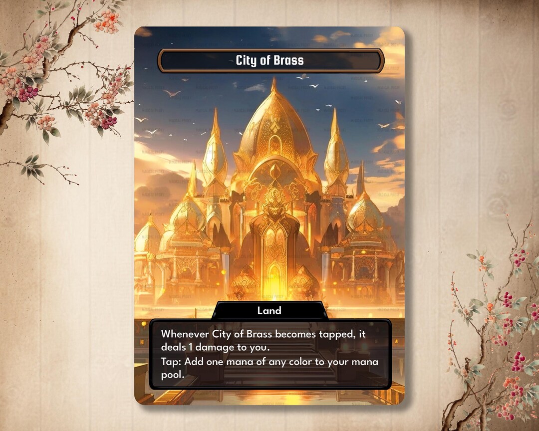 City of Brass - Custom Card With Alternate Full Art - Etsy