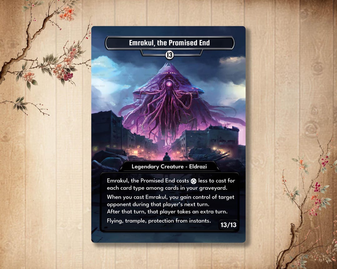 Emrakul , the Promised End - Custom Card *eldrazi* High Quality [ Alter ...