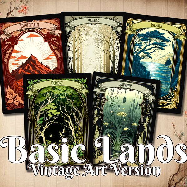 Mtg Proxy Lands - Etsy Australia