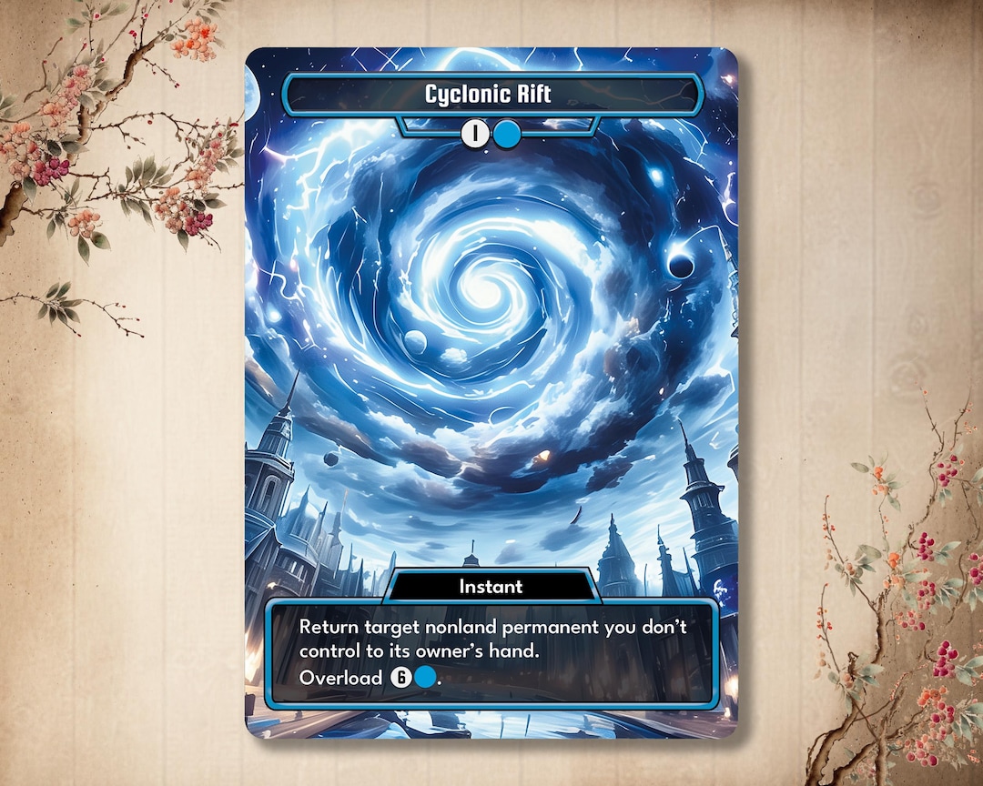 Cyclonic Rift - Custom Card *magical* High Quality [ Alter Art / Full ...