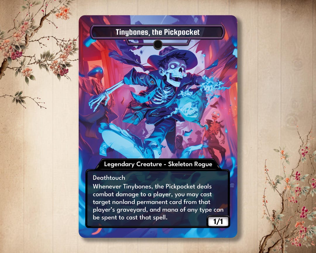 Tinybones, the Pickpocket - Custom Card High Quality Card With Alternate Art - Etsy