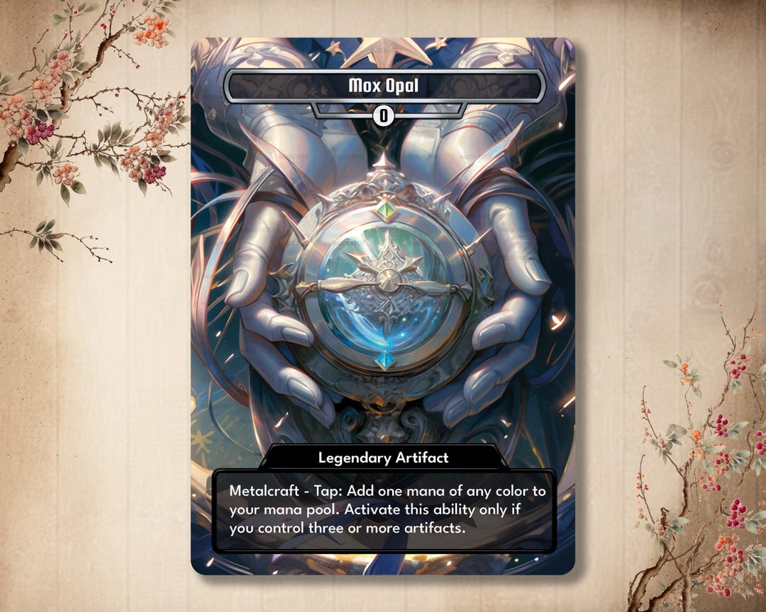 Mox Opal Proxy Card – Full Art Alter | Commander Artifact - Etsy