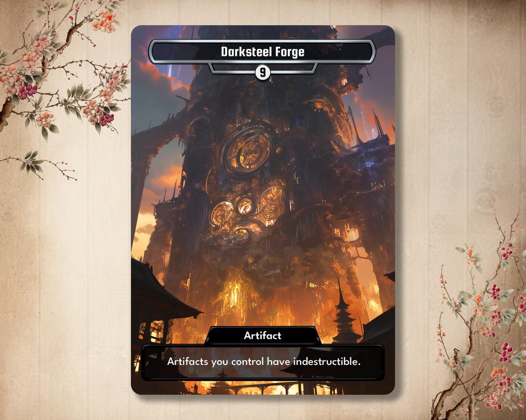 Darksteel Forge Custom Card | Altered Art Full Art MTG Commander EDH ...