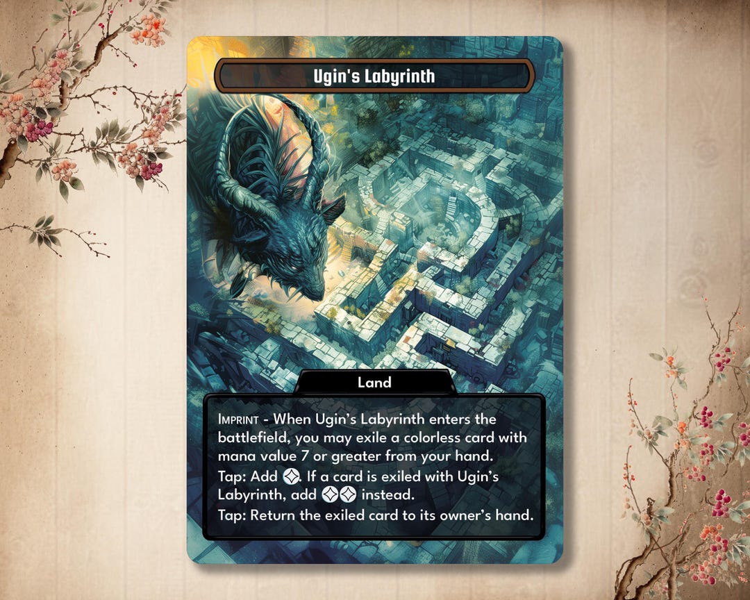 Ugin's Labyrinth - Custom Card High Quality Land Card With Alternate ...