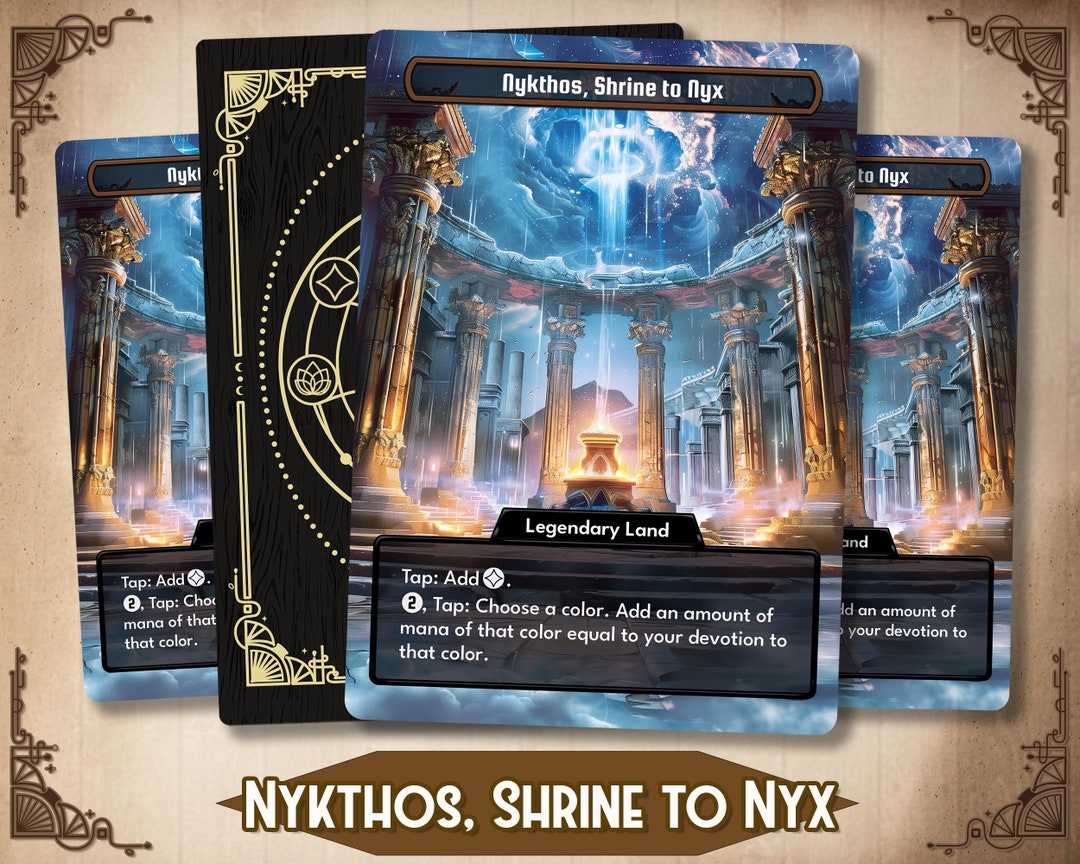 Nykthos, Shrine to Nyx Custom Card , Premium Card magical Alter Art ...