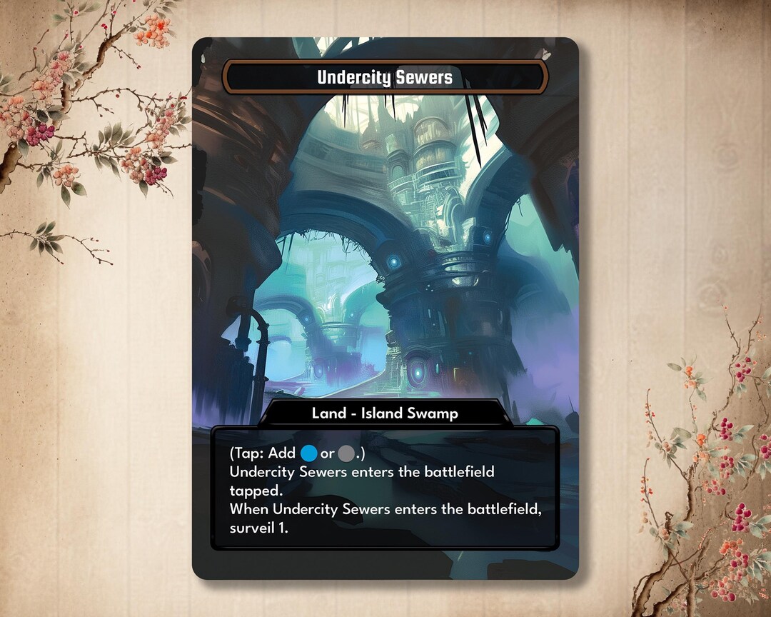 Undercity Sewers - Custom Card , Premium Card [ Altered Art / Full Art ...