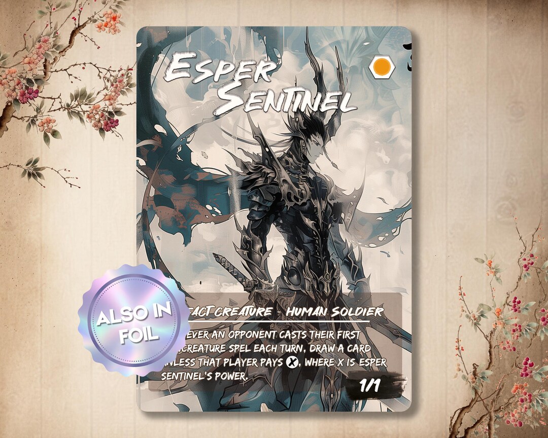 Esper Sentinel - Custom Card Proxy / White Creature Japanese Full Art ...