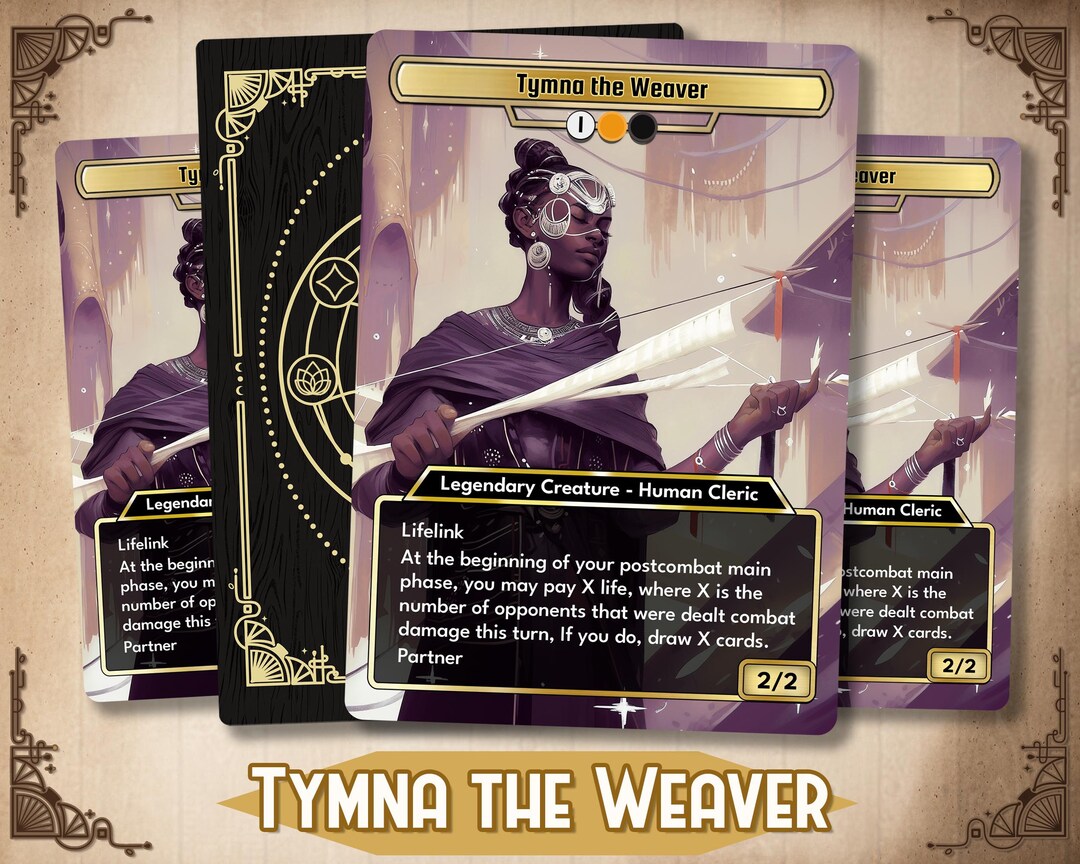 Tymna the Weaver EDH MTG Proxy Custom Card , Full Art Alter Proxie - Etsy