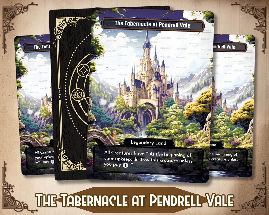 The Tabernacle at Pendrell Vale MTG Custom Card MTG Proxy Alter Land ...