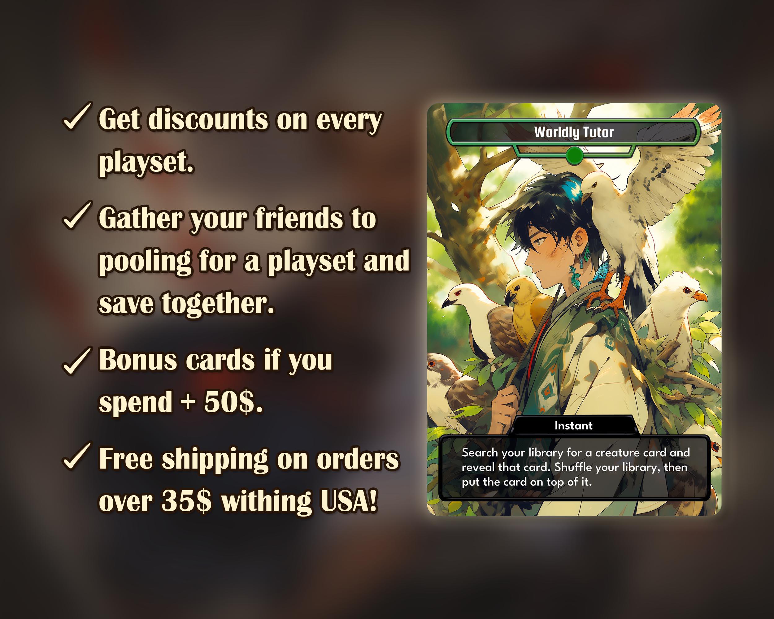Worldly Tutor #2 - Custom Card *anime* Alter Art Full Art - Etsy