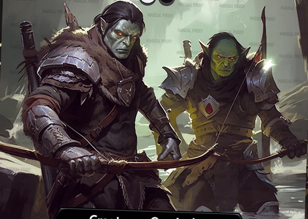 Orcish Bowmasters Custom Card High Quality Card With Alternate Art - Etsy