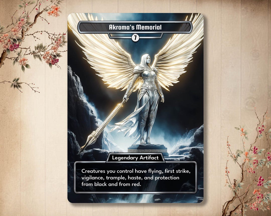Akroma's Memorial - Custom Card , Premium Card *magical* [ Altered Art ...