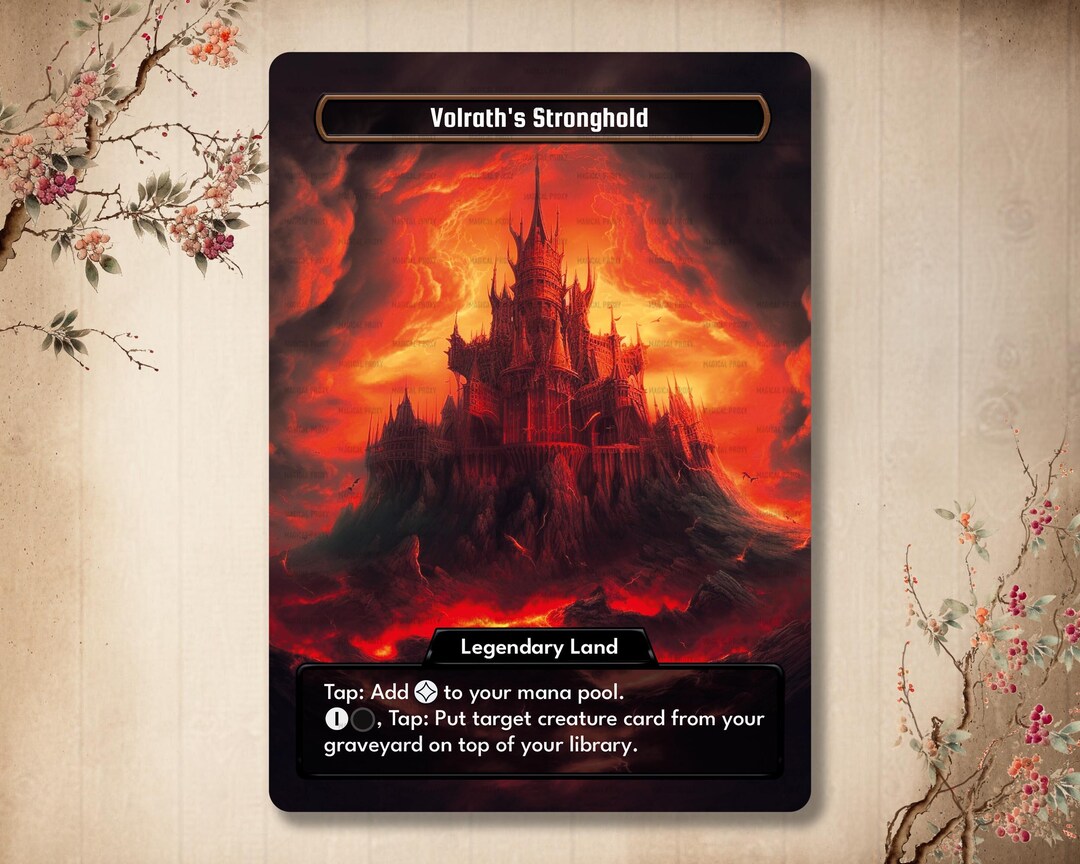 Volrath's Stronghold - Custom Card High Quality [ Alter Art / Full Art ...