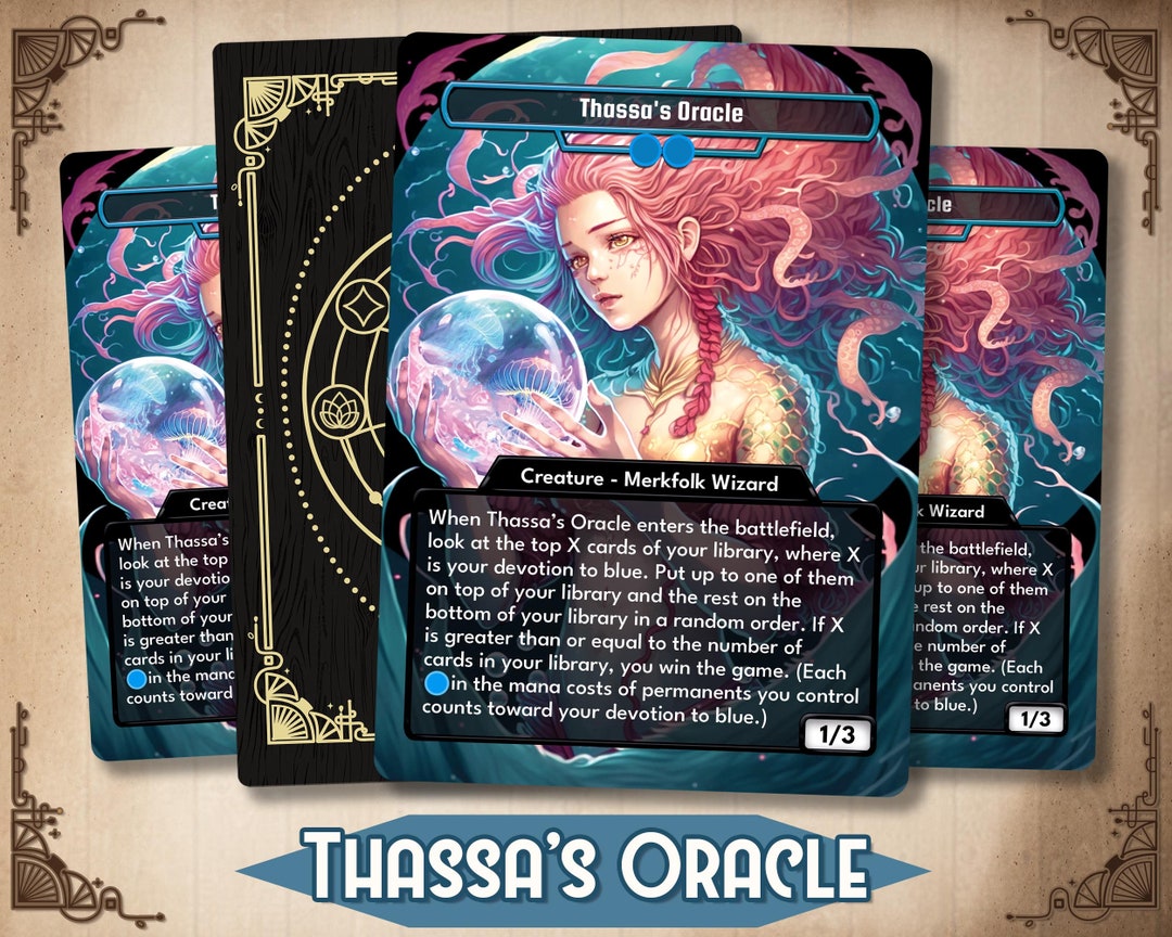 Thassa's Oracle MTG Proxy Custom Card , Full Art Alternate Art - Etsy