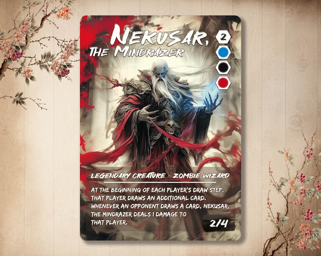 Nekusar, the Mindrazer - Custom Card *japanese* Art , Full Art ...