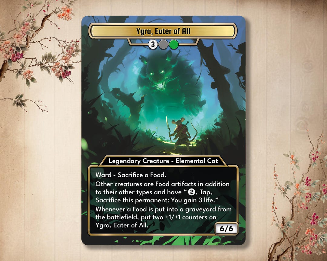 Ygra, Eater of All - Custom Card Magic Alter Full Art - Etsy