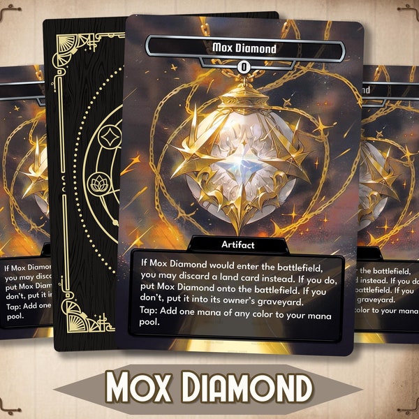 Mtg Proxy Mox Diamond - Etsy
