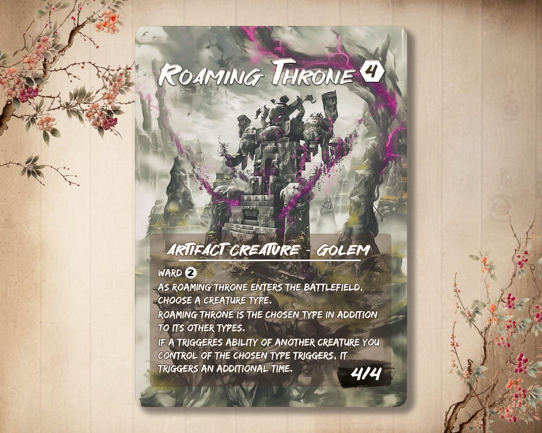 Roaming Throne - Custom Card *japanese* Art , Full Art Alternative ...