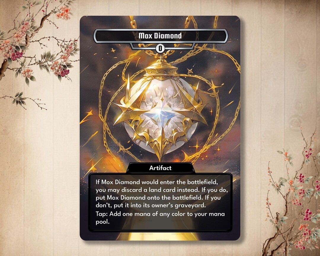 Mox Diamond – Custom Proxy Card | Full Art Artifact - Etsy