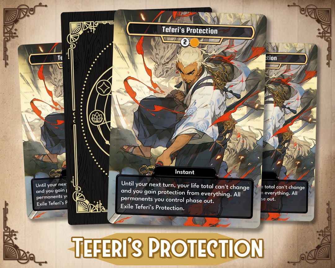 Teferi's Protection MTG Proxy Custom Card Alternate Art Alternative ...