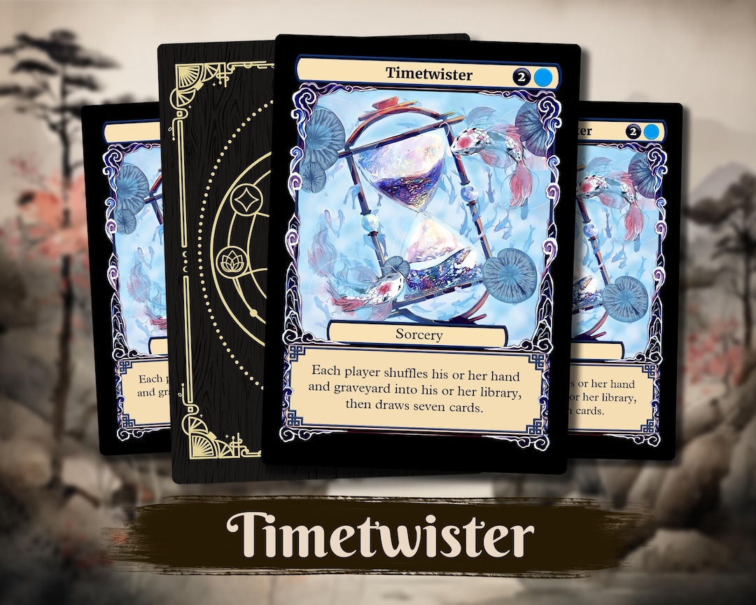 Timetwister - Custom Card , Alternative Card *japanese* [ Power Nine ...