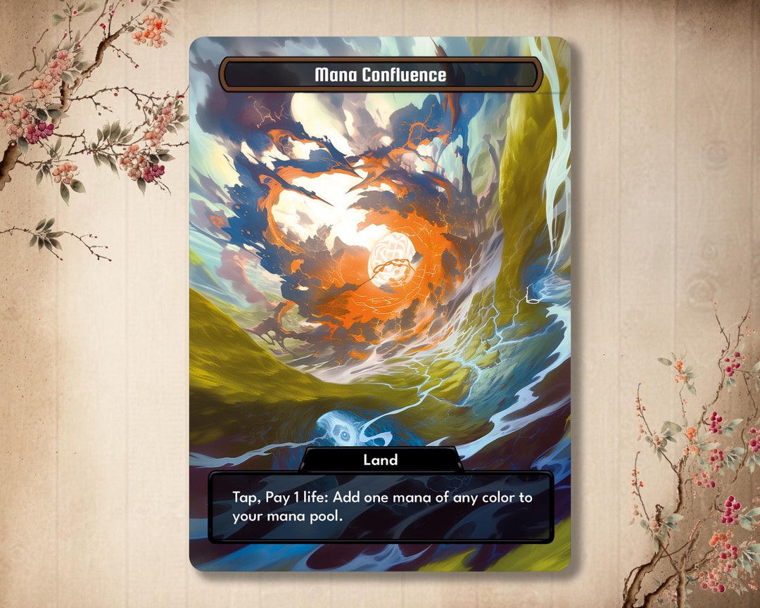 Mana Confluence - Custom Card, Land , Full Art, Alternate Full Art - Etsy