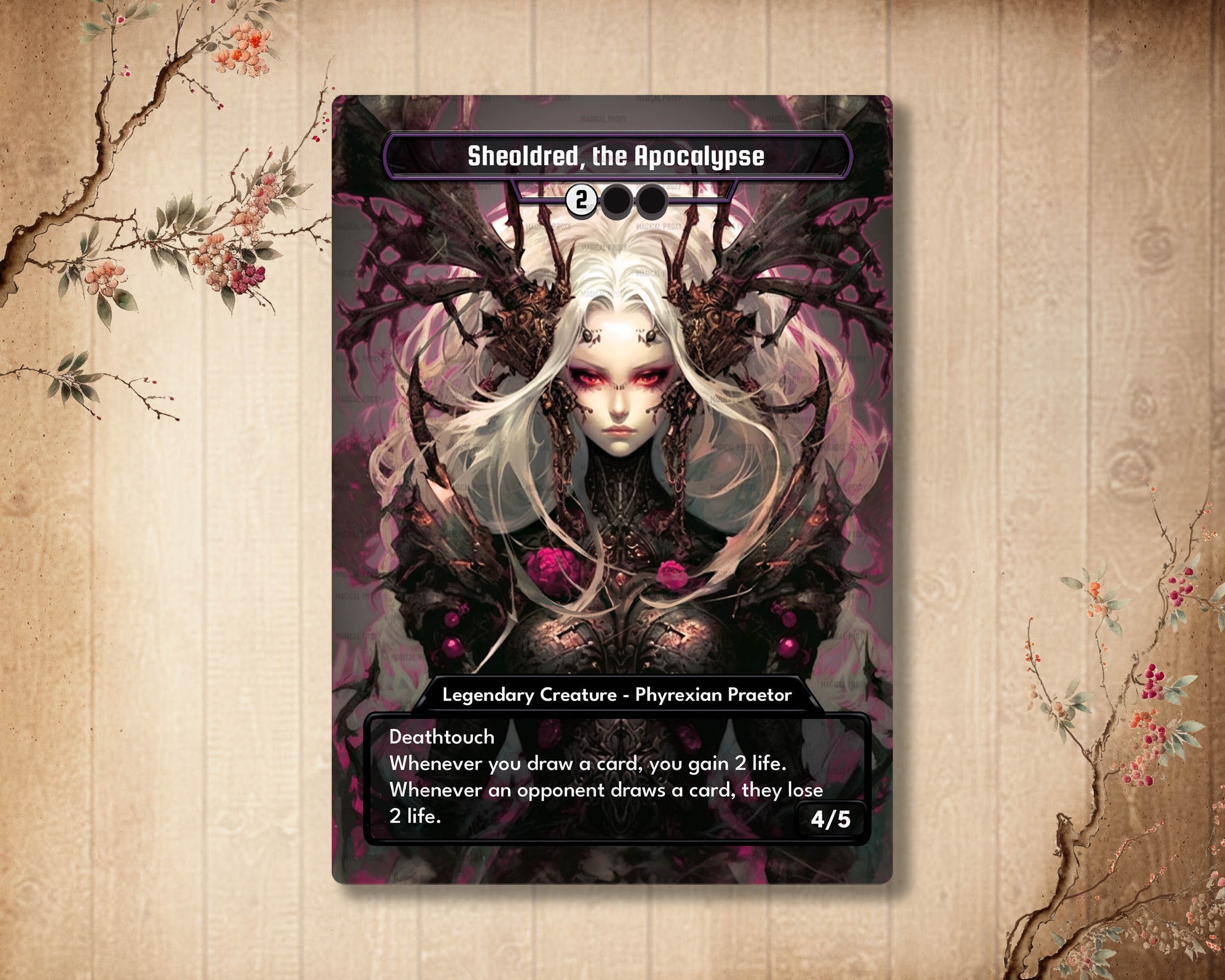 Sheoldred the Apocalypse MTG Proxy Custom Card Full Art - Etsy Denmark