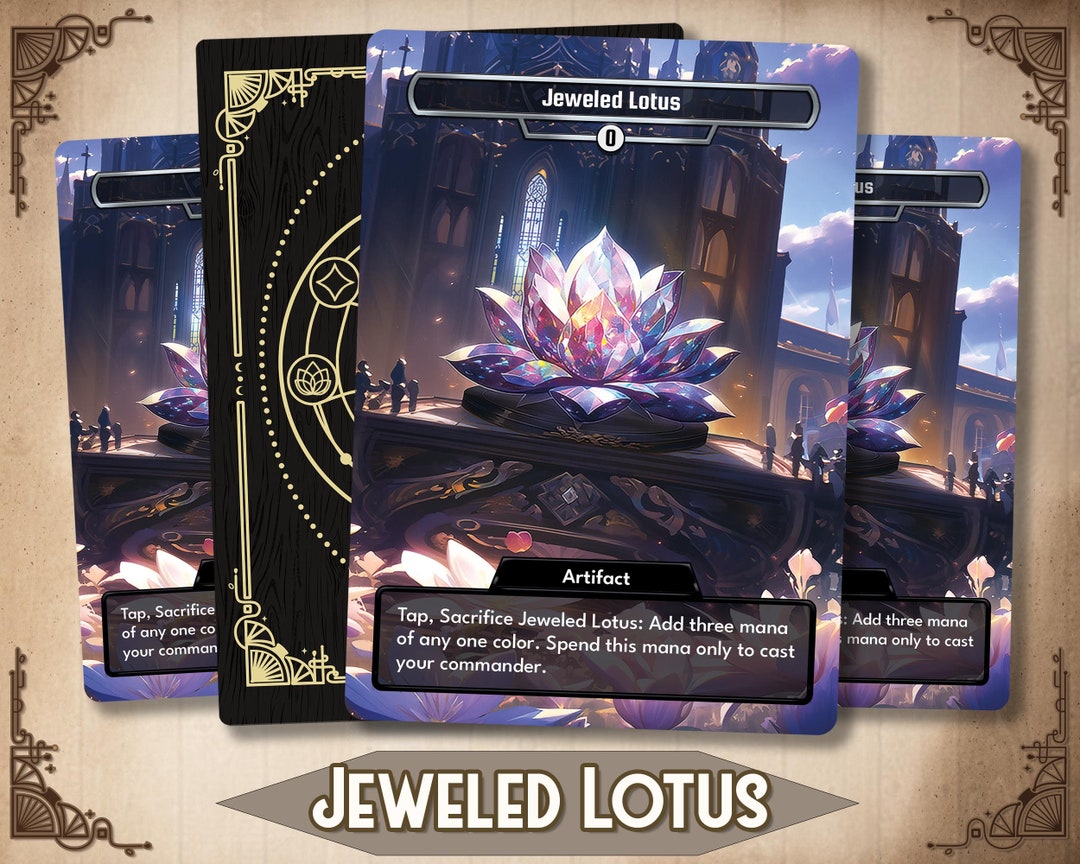 Jeweled Lotus 2 MTG Proxy Custom Card , Full Art Alternate Art - Etsy