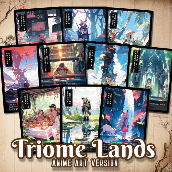 Mtg Triome Lands - Etsy Australia