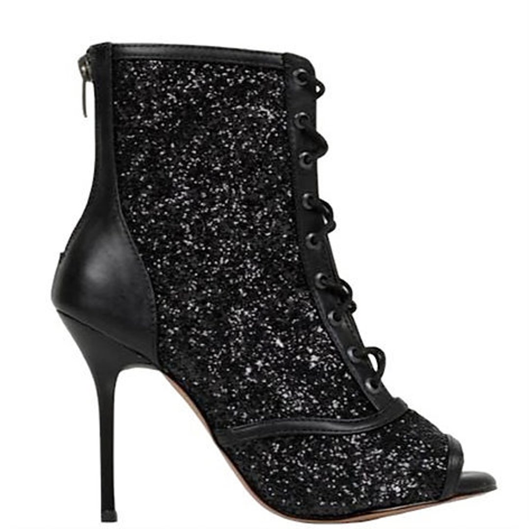 Women's Black Heel Latin Dance Shoes for Salsa, Bachata, Kizomba, Prom ...