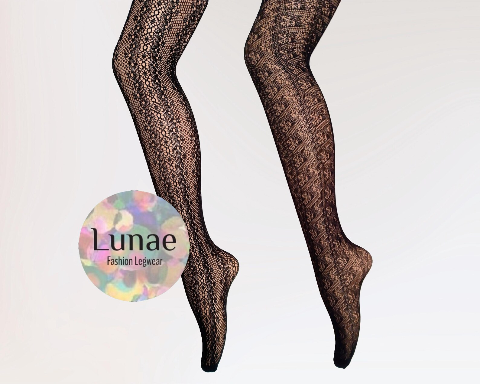 Fishnet Tights Lace Retro Pointelle Pattern Geometric Crochet Zigzag ...