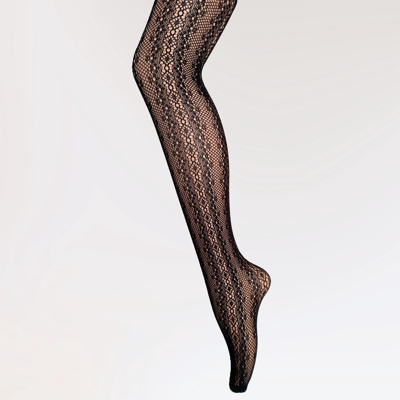 Fishnet Tights Lace Retro Pointelle Pattern Geometric Crochet Zigzag ...
