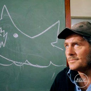 Jaws Chalkboard Mini Canvas: Quint Painting Prop Replica - Etsy