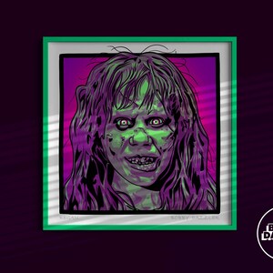Regan Exorcist Fan Art Print - Halloween Decor - Etsy
