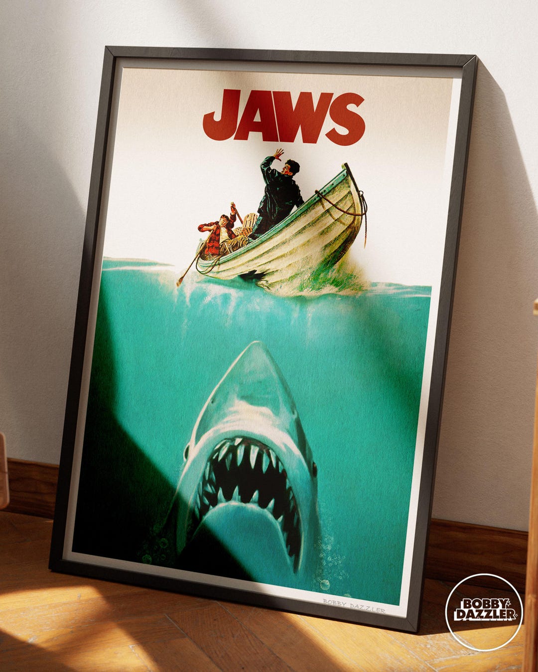 JAWS Fan Art - Jaws 50th Anniversary Collectible Mrs Kitner Minimalist ...