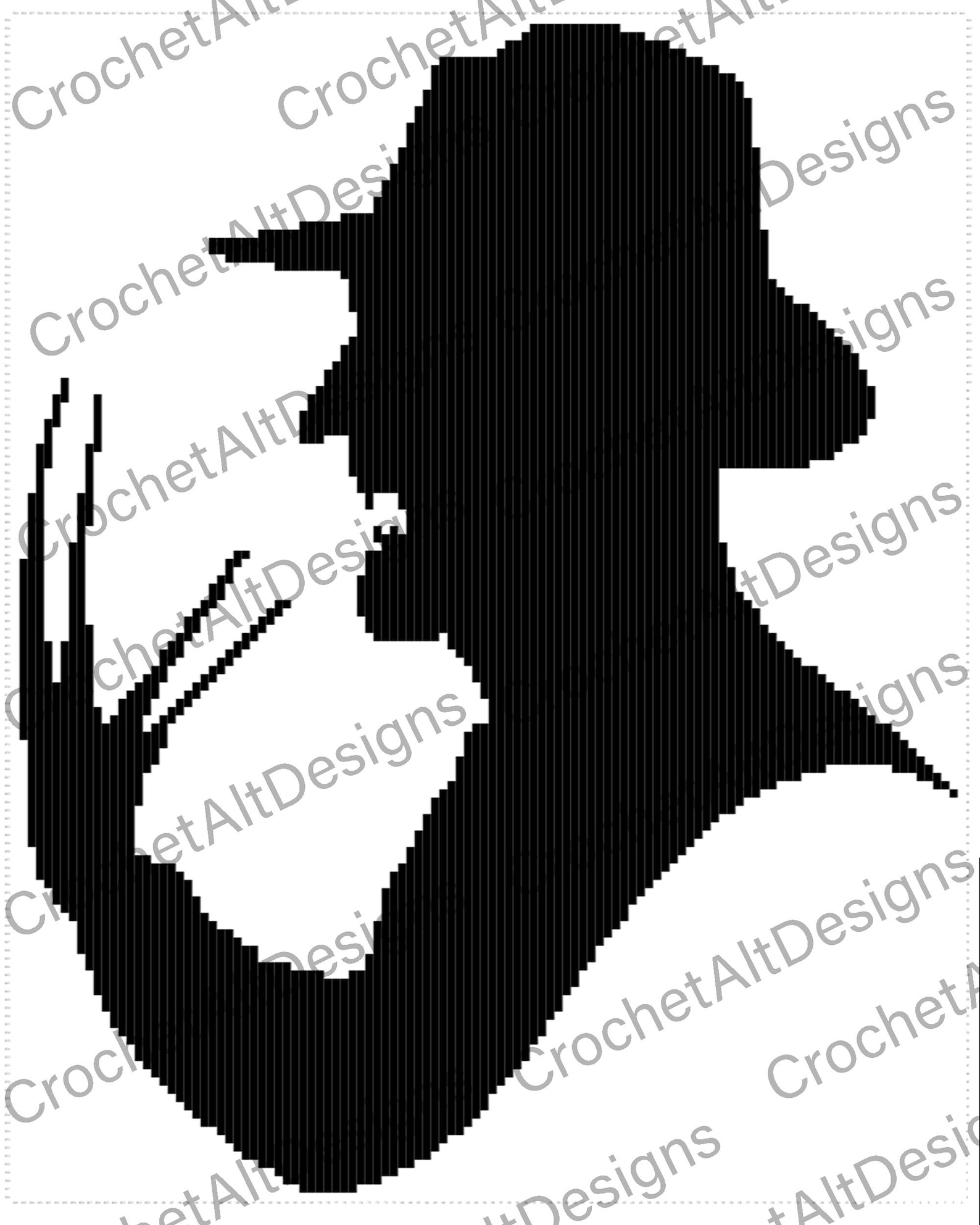 Freddy Kruger Horror Blanket Crochet C2C Graphgan Pattern Only - Etsy