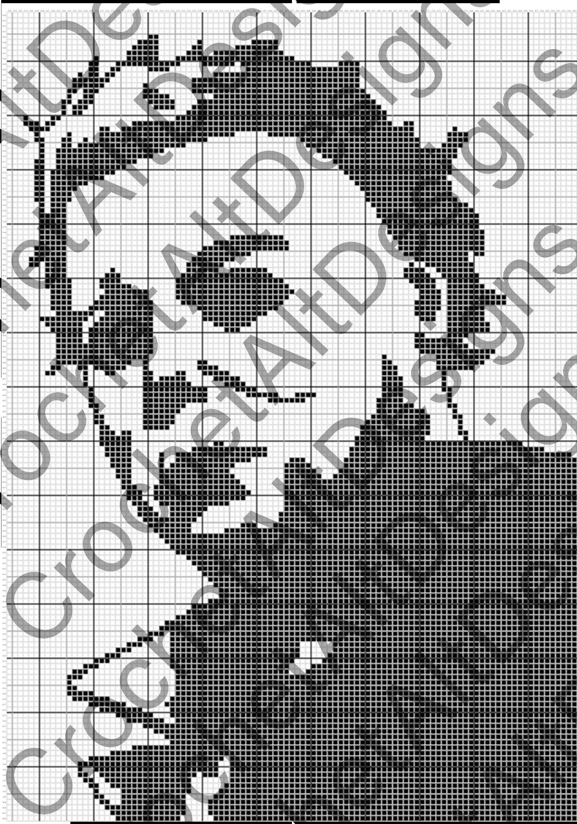 Michael Myers Halloween C2C Crochet Graphgan Blanket Pattern - Etsy