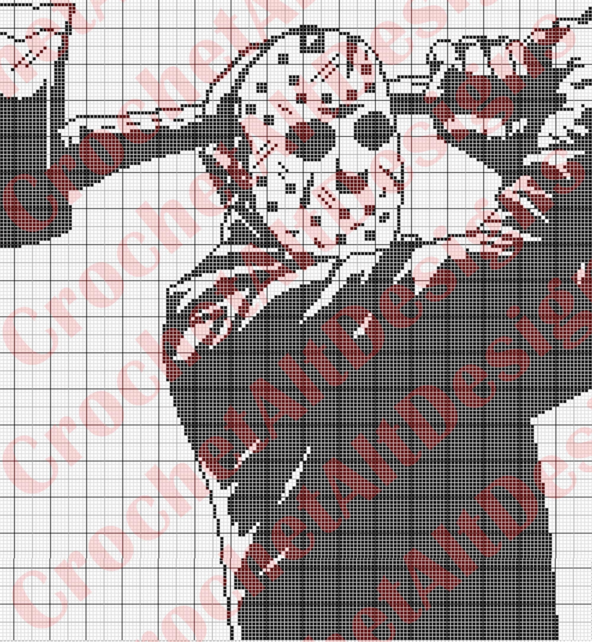 Jason Voorhess Horror Crochet C2C Graphgan Pattern - Etsy