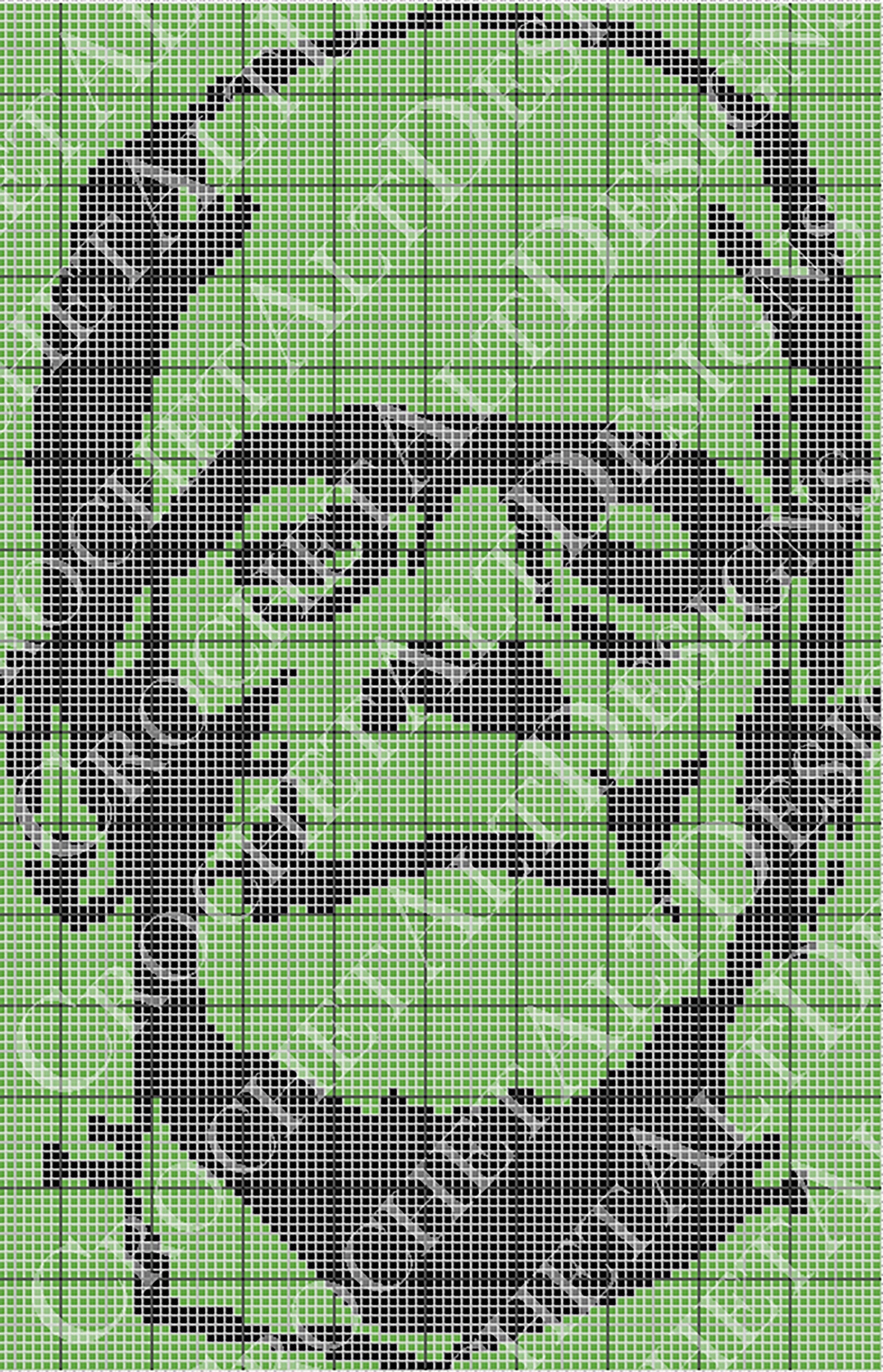 Frankenstein's Monster Horror Blanket C2C Crochet Graphgan Pattern - Etsy