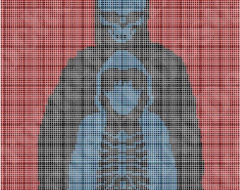 Art the Clown, Terrifier Horror Movie C2C Crochet Graphgan Blanket ...